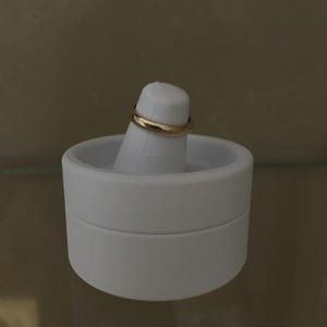 Minimalist Round Ring Holder and Display – Elegant Jewelry Organizer ...