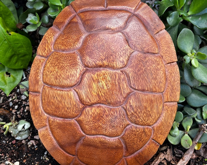 Hand Carved Wooden Turtle Shell Wall Hanging From Bali 11x9 Inches - Etsy