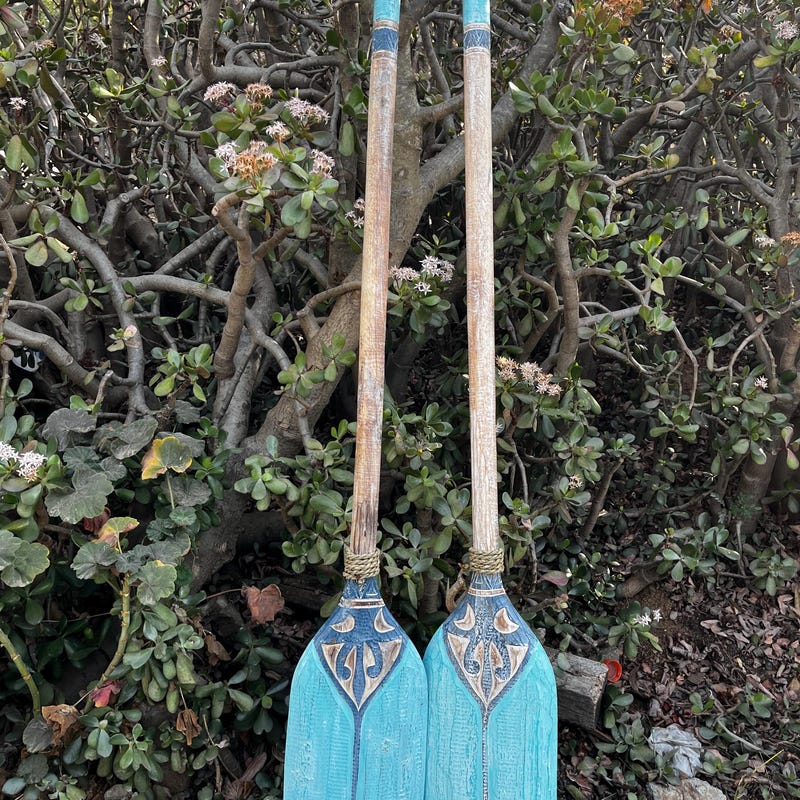 Painted Oars - Etsy