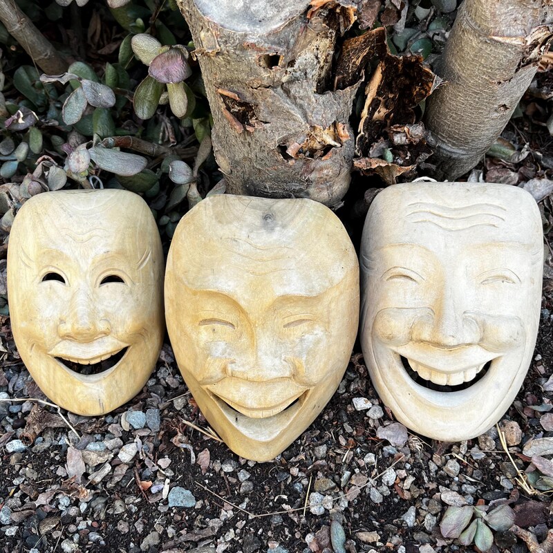 Happy Sad Face Mask - Etsy