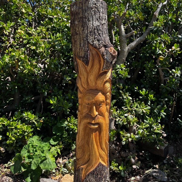 Hand Carved Wizard - Etsy