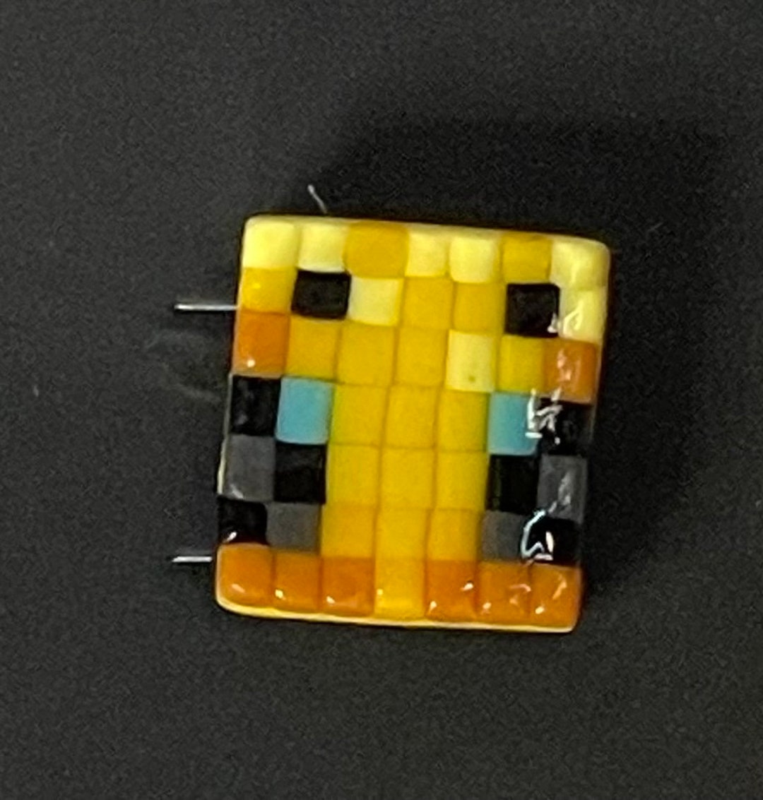 Pixelated Block Art Polymer Clay and Resin Earrings. Group 2 - Etsy