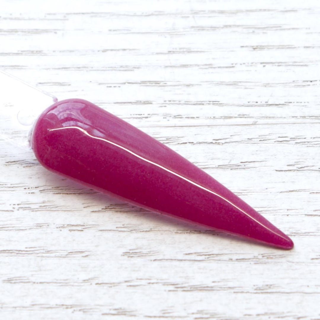 Hygge - Dark Pink Shimmer Dip Powder for Fall Nails, Nail Dipping ...