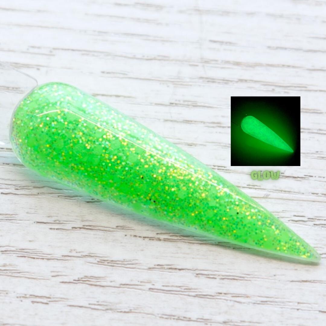 Goblin - Glow in the Dark Green Dip Powder for Halloween and Fall Nails ...