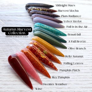 Beautiful-fall - Turquoise Gold Glitter Dip Powder for Fall Nails ...