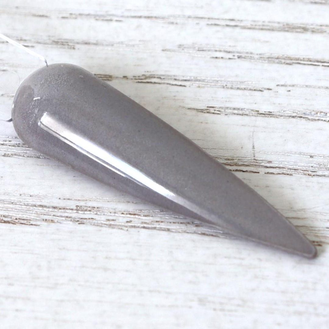 Dove Gray - Sheer Light Gray Dip Powder for Neutral Nails, Nail Dipping ...