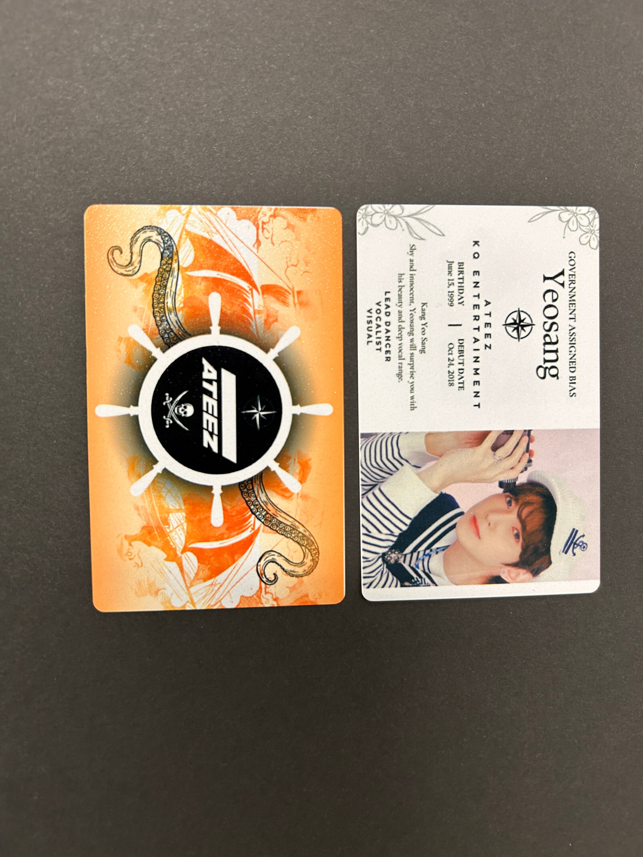 Ateez “government Assigned Bias” Cards - Etsy