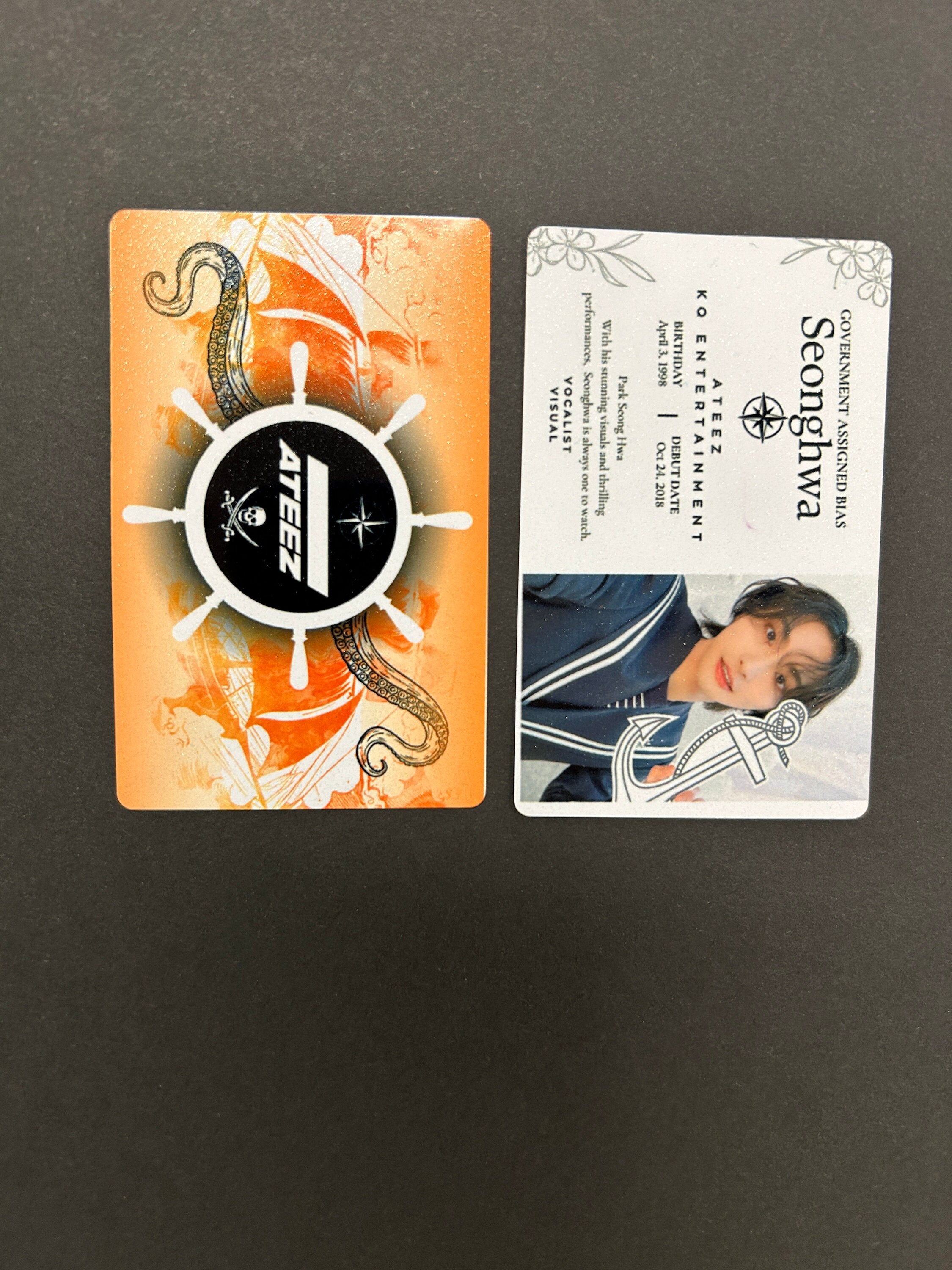 Ateez “government Assigned Bias” Cards - Etsy