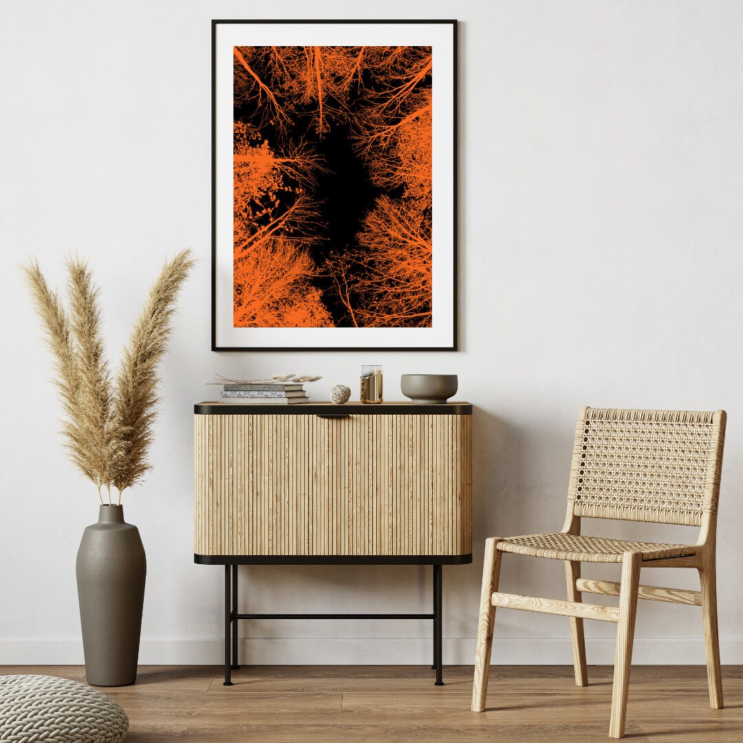 Digital Download Autumn Poster to Print Out Immediately - Autumn Forest ...