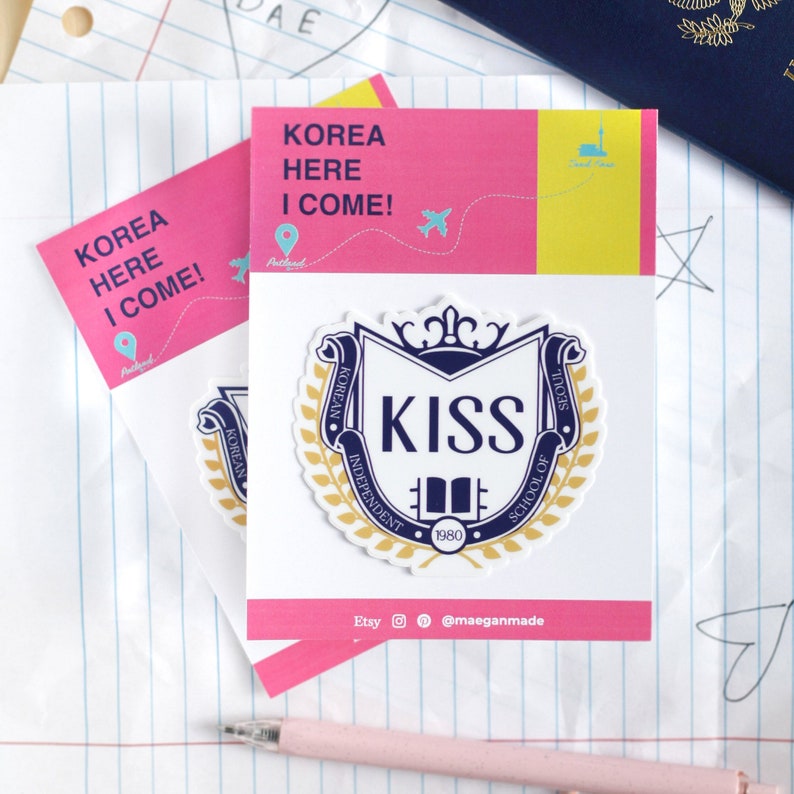 KISS Emblem Sticker From XO, Kitty the Netflix Original Series - Etsy UK