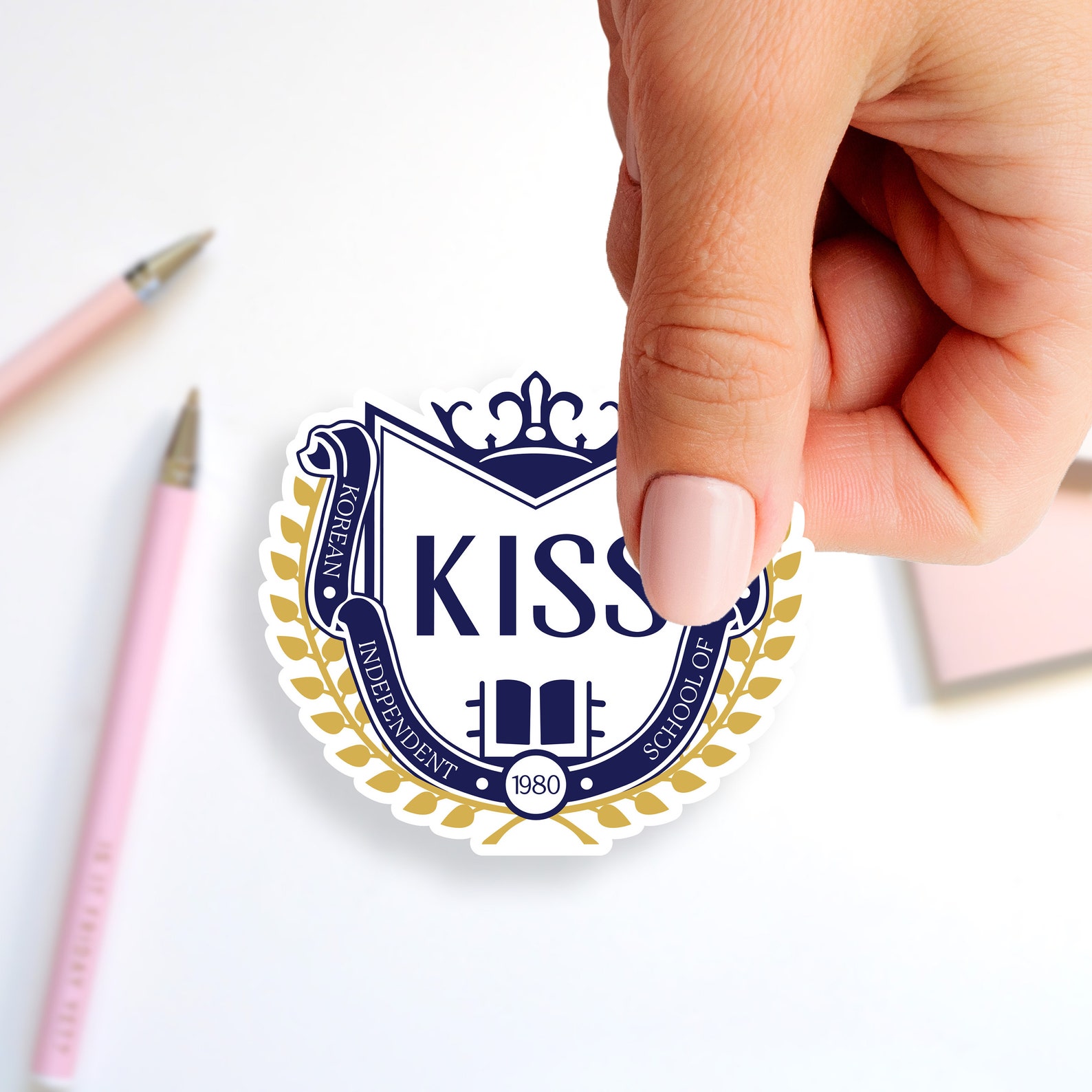 KISS Emblem Sticker From XO, Kitty the Netflix Original Series - Etsy