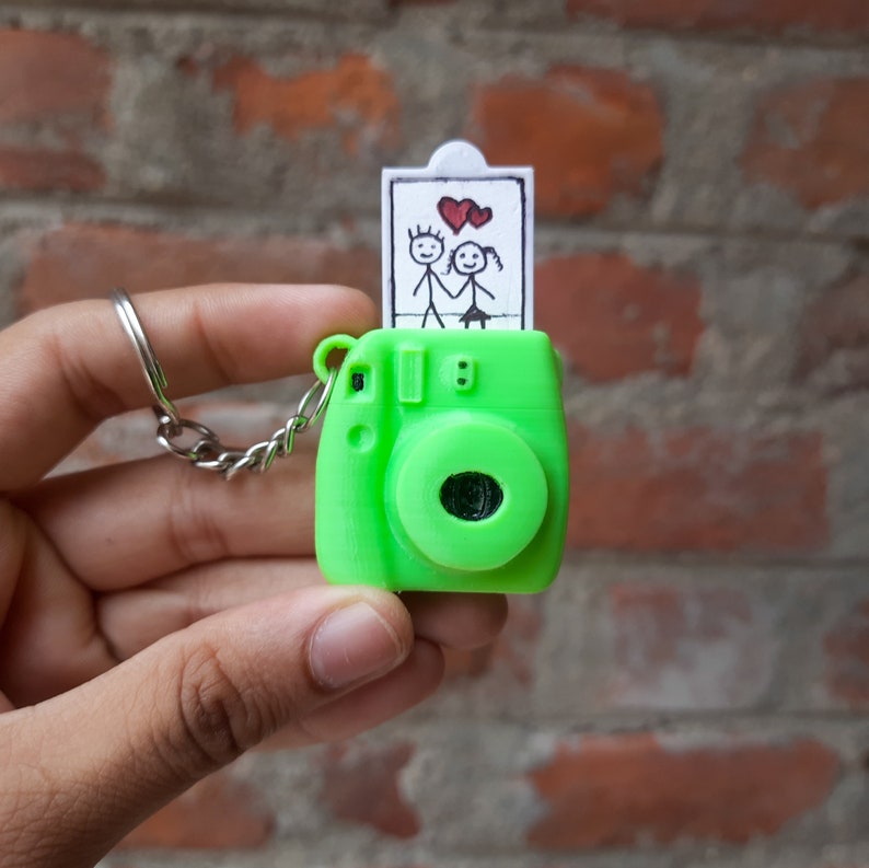 Mini Instax Camera Keychain STL File for 3d Printing | Cute Keychain ...