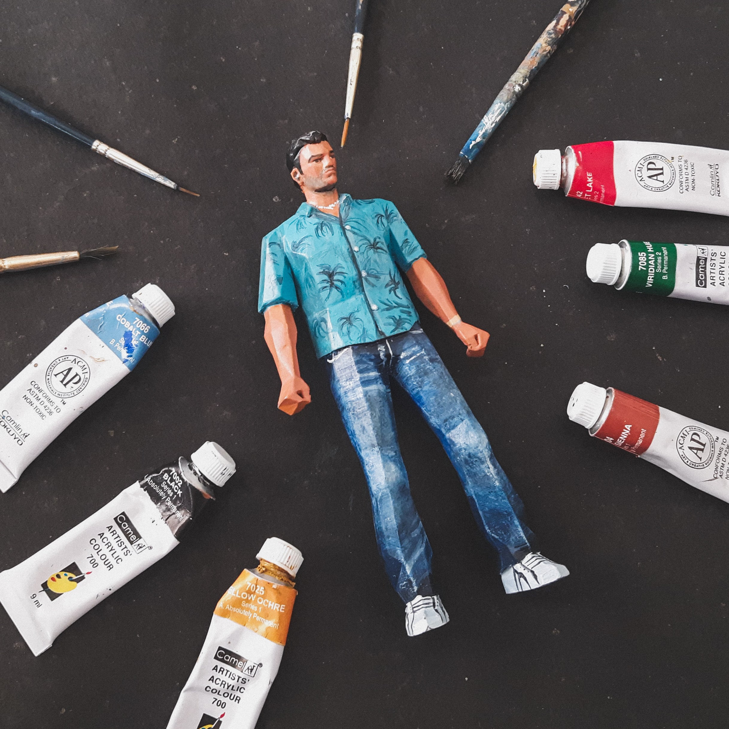 Hand-painted Figure: Game Character 3d Printed 6,8 Inch - Etsy