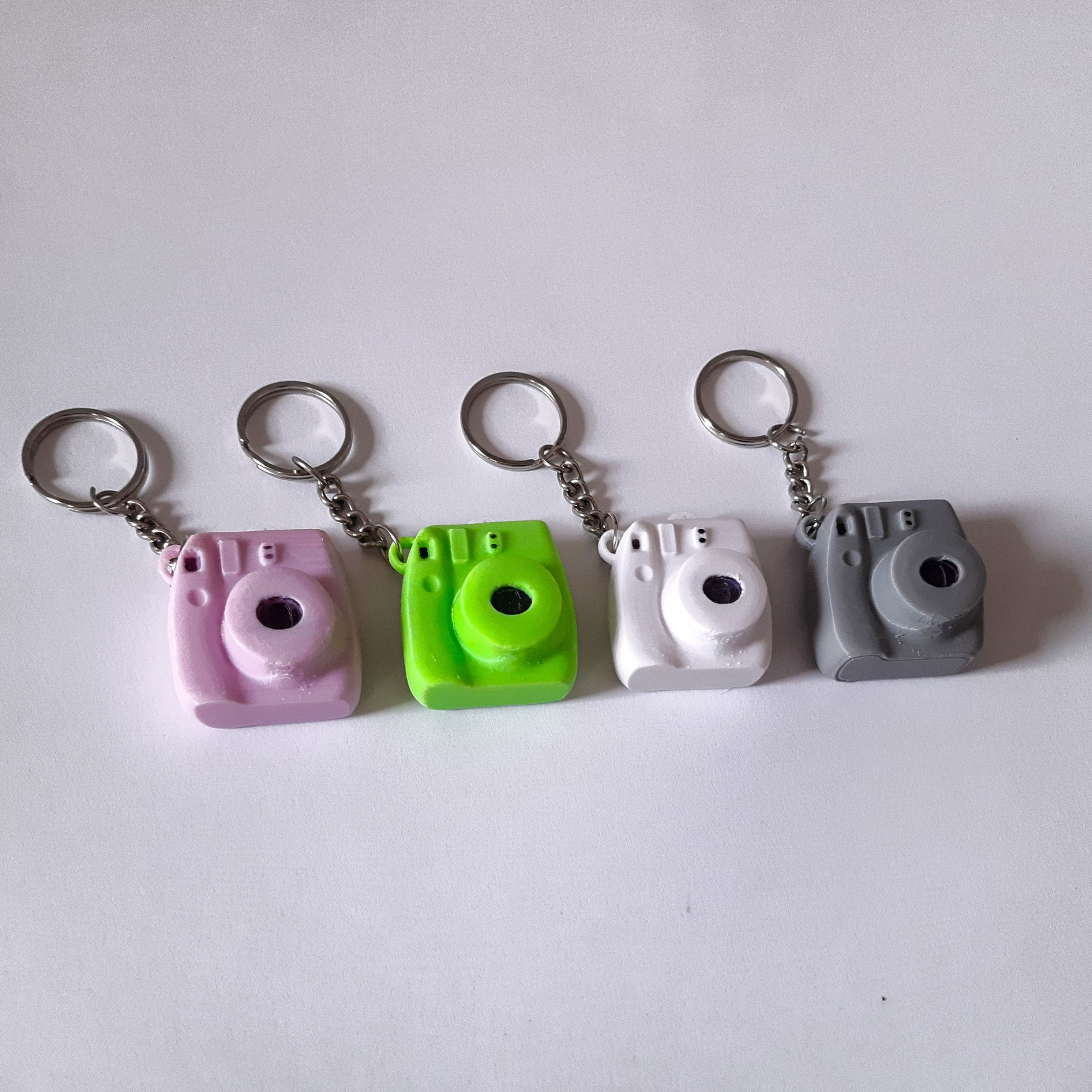 Mini Instax Camera Keychain STL File for 3d Printing Cute Keychain for ...