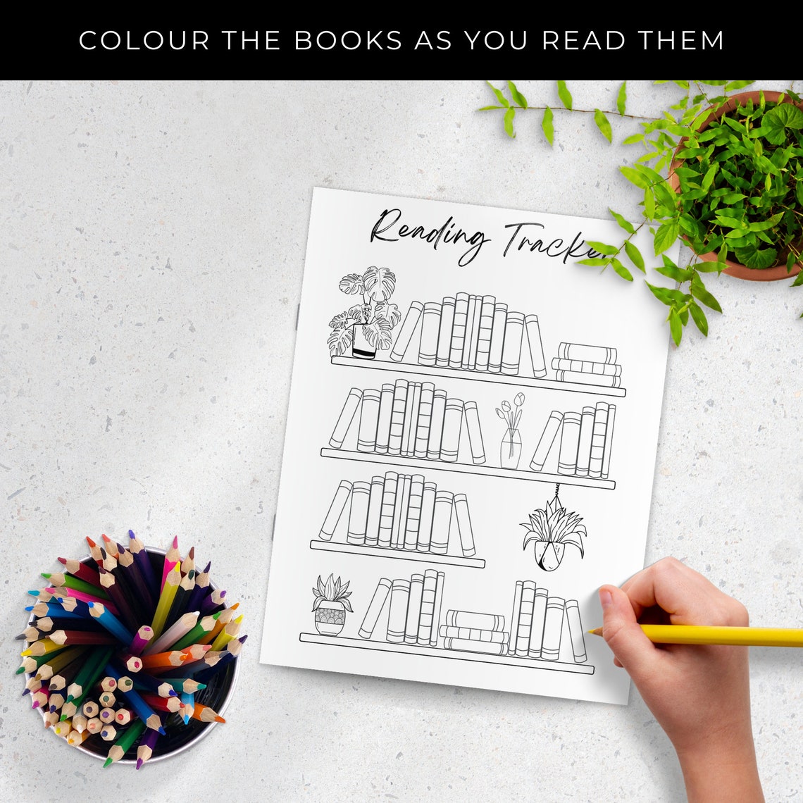 Reading Tracker | Bookshelf Printable Template | Books I've Read | Book ...