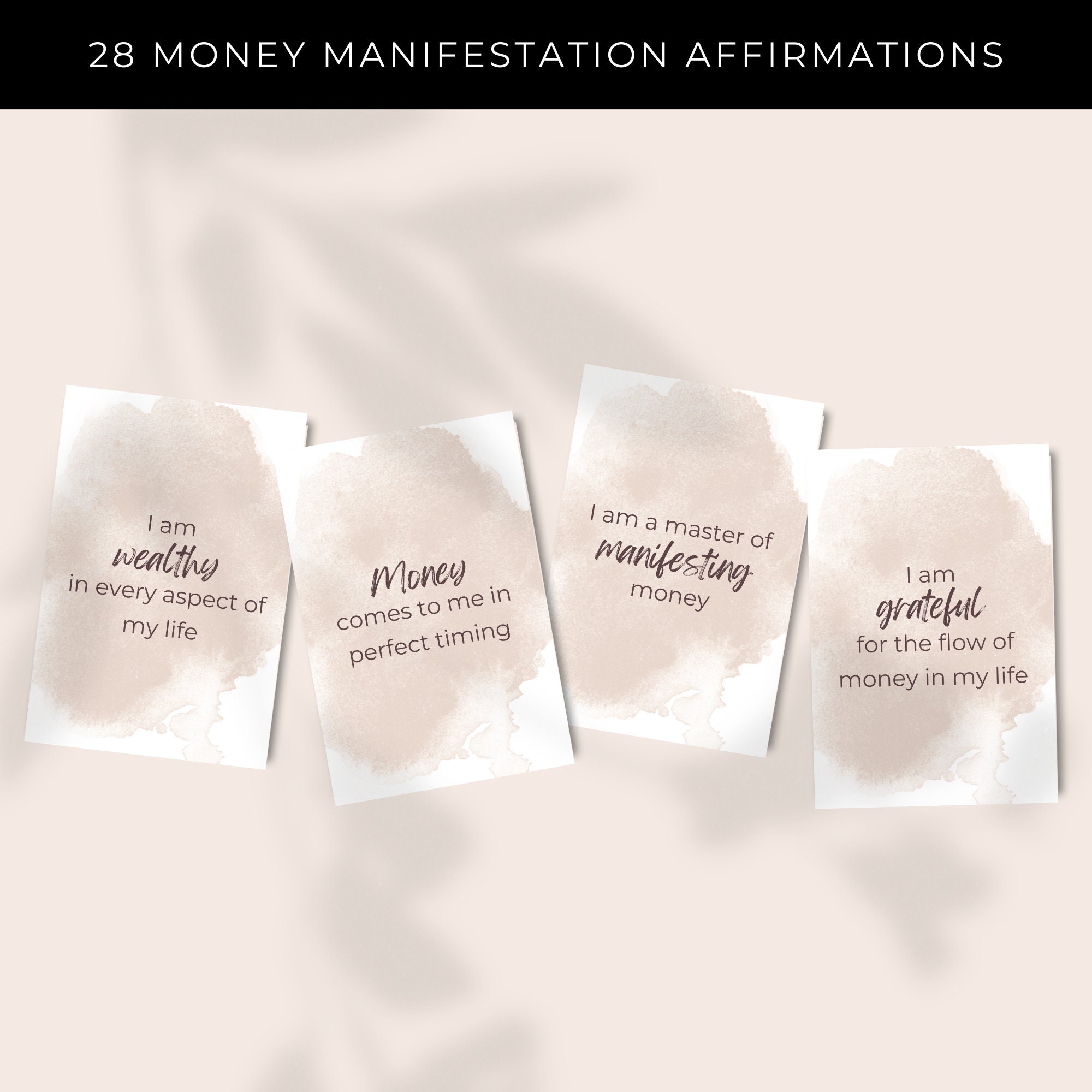 Manifest Wealth: Money Affirmation Cards for Abundance and Financial ...