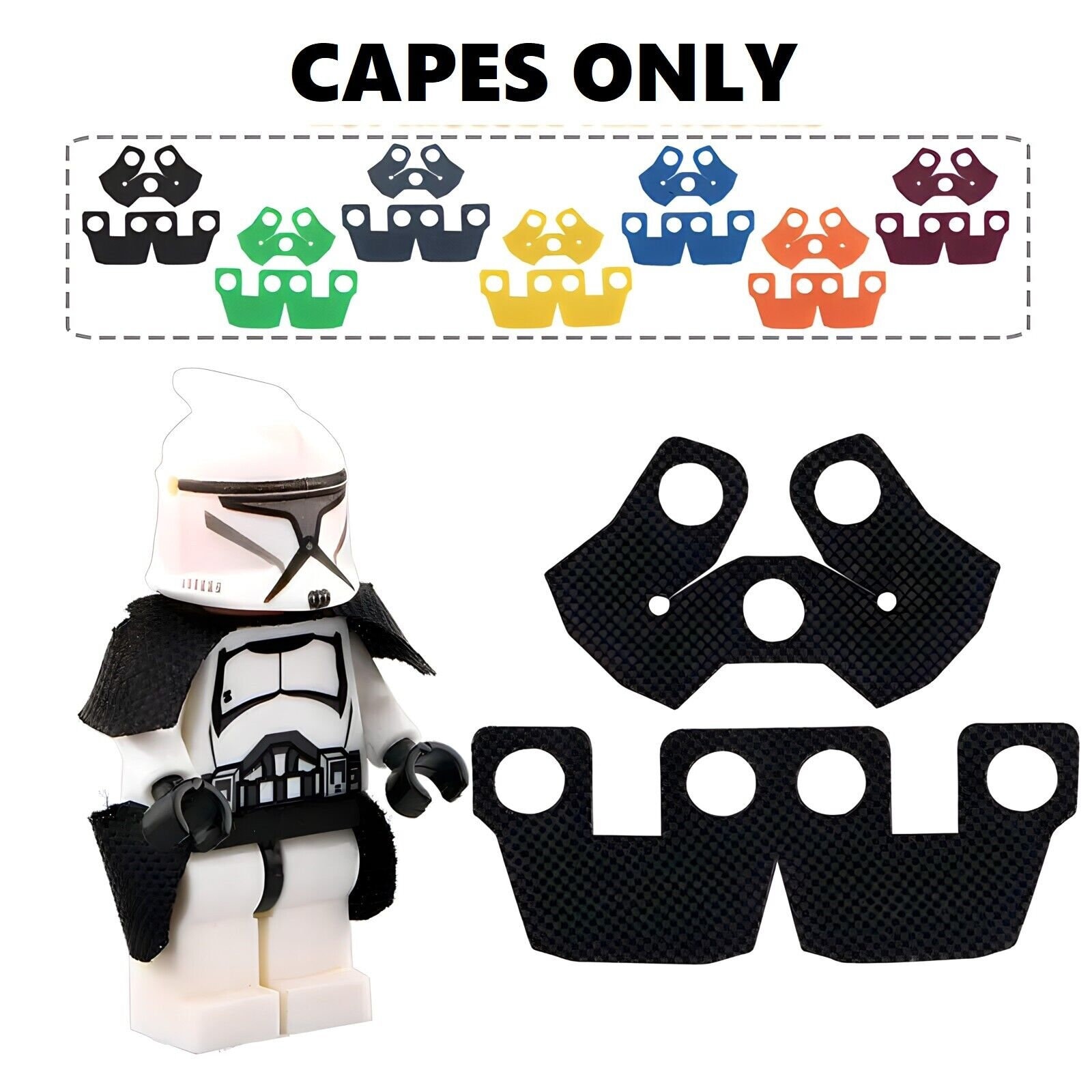 Lego Cloth Kama Capes Minifigure YOU PICK Stretchy Short - Etsy