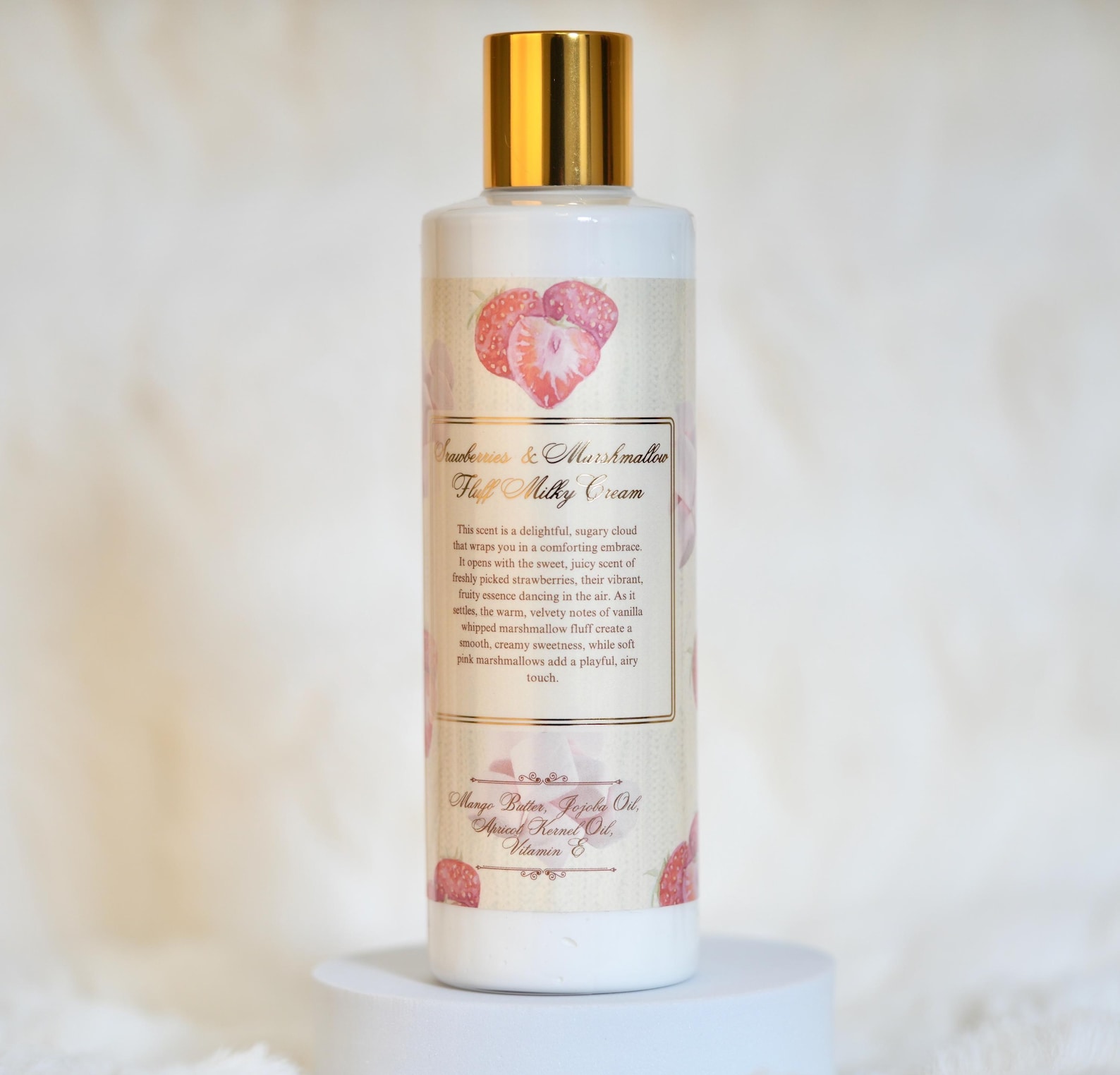 Strawberries & Marshmallow Fluff Body Cream - Etsy