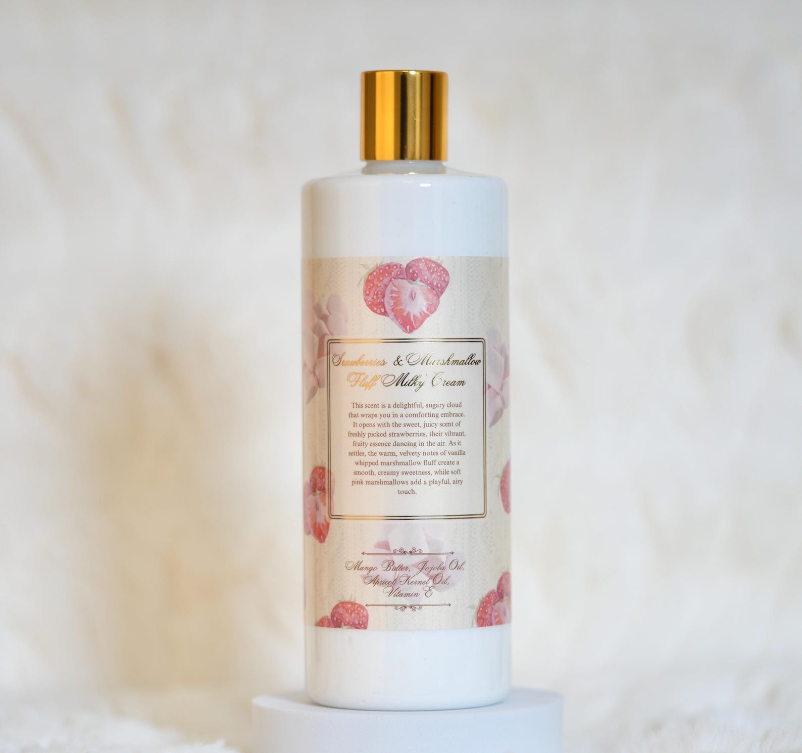 Strawberries & Marshmallow Fluff Body Cream - Etsy
