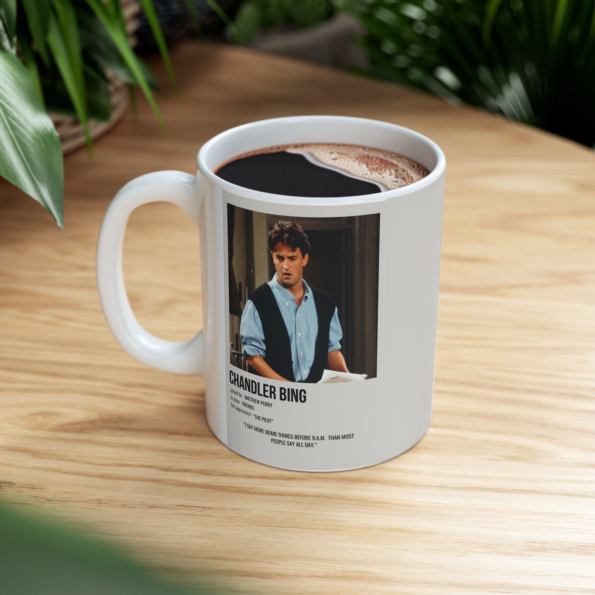 Chandler bing FRIENDS Mug, Rip Matthew Perry Mug sold by Brian Mccarthy ...