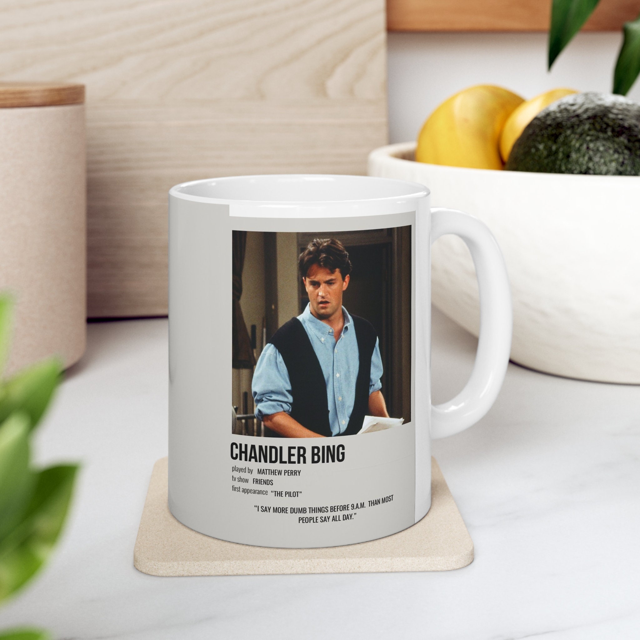 Chandler bing FRIENDS Mug, Rip Matthew Perry Mug sold by Brian Mccarthy ...