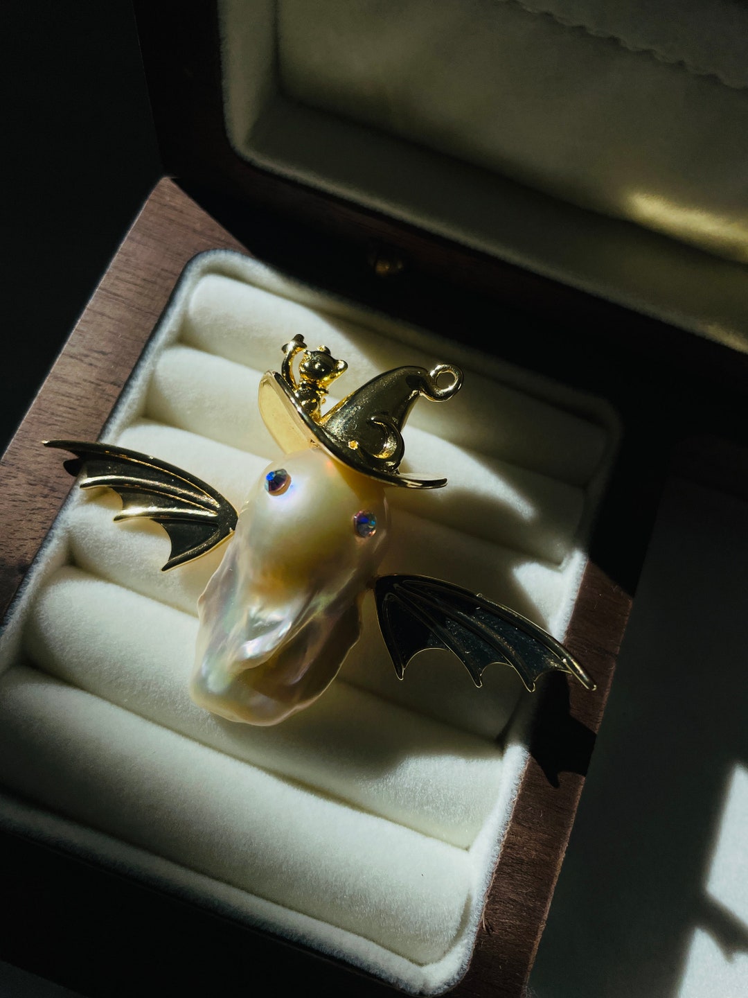 Baroque Wizard Pendant of Timeless Grace - Etsy