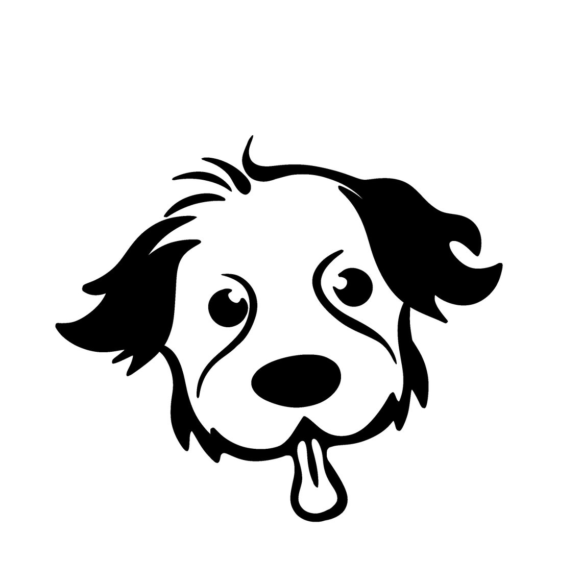 Cool Dog Svg, Dog Wall Art Digital Download,minimalistic Dog Drawing ...