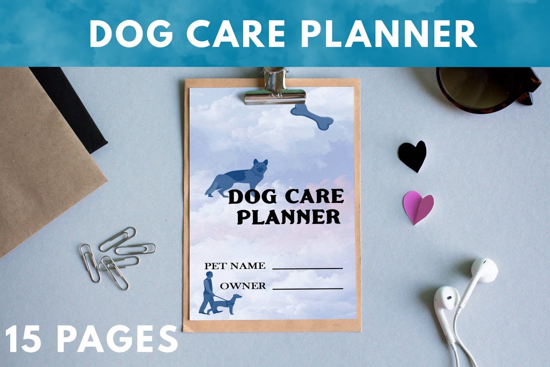 Dog Digital Planner Dog Care Planner Digital Care Planner Digital Dog ...