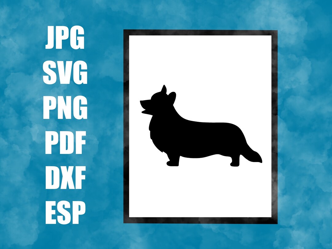 CORGI SVG, CORGI Clipart, Corgi Svg Files for Cricut, Corgi Silhouette ...