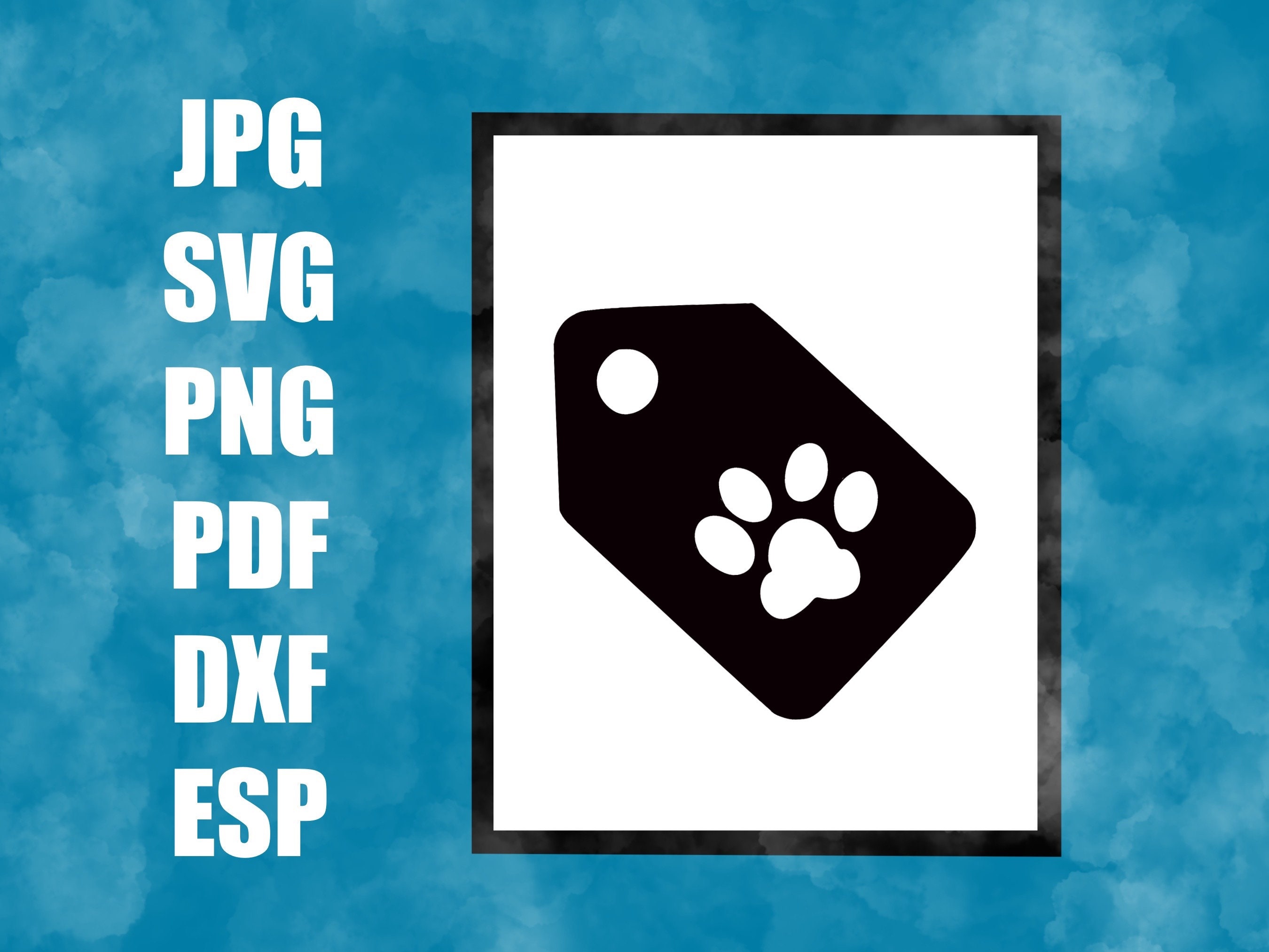 Dog Tag Svg, Dog Tags Svg Template, Dog Tag Vector, Xtool Files, Dog ...