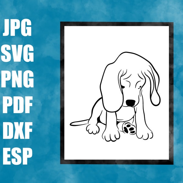 Cute Dog Svg, Cute Dog Clipart, Puppy Svg Files for Cricut, Cute Puppy ...