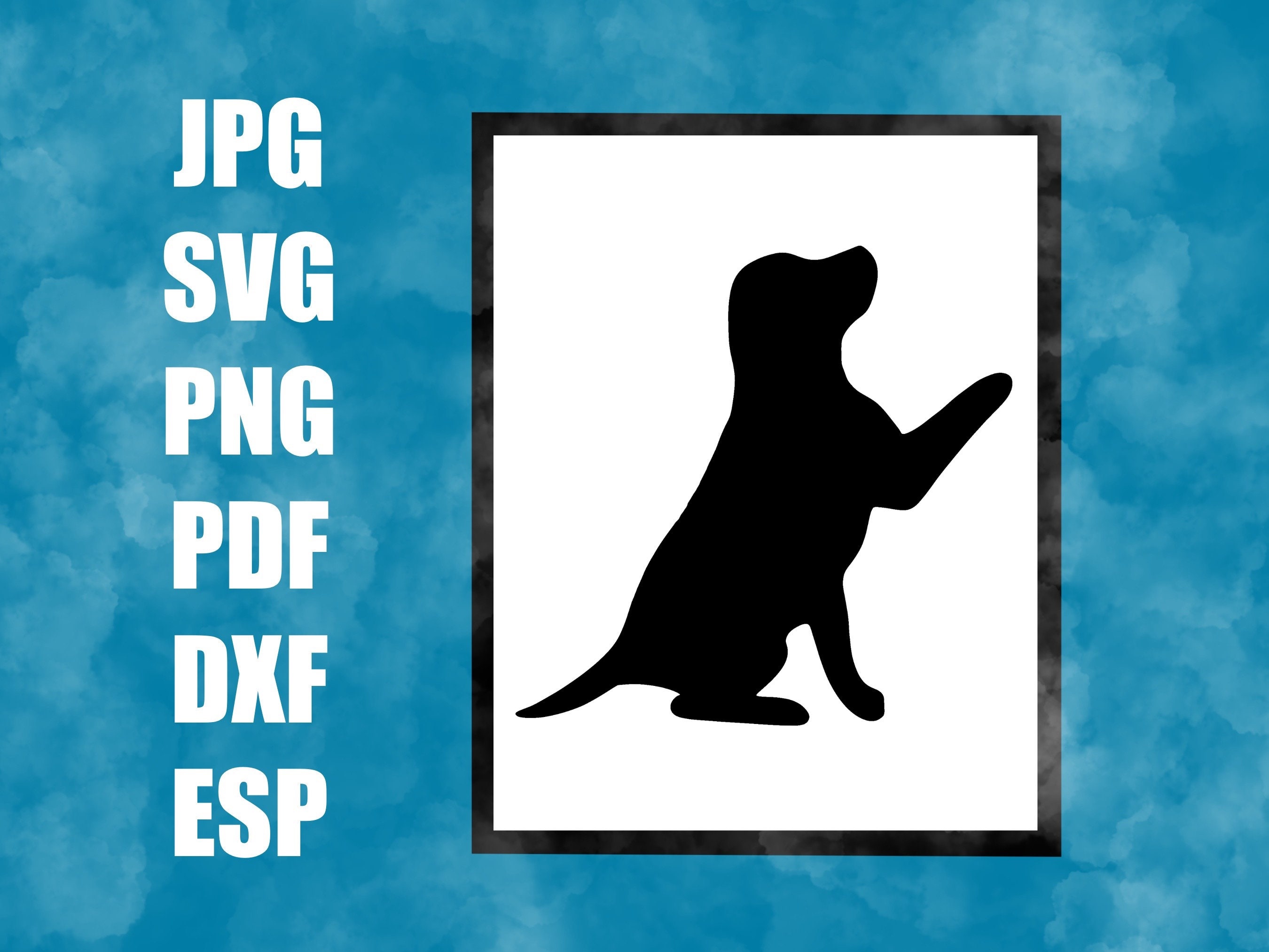 INSTANT Download Dog Give Paw Png Puppy Dog Svg Cut File and Clip Art ...