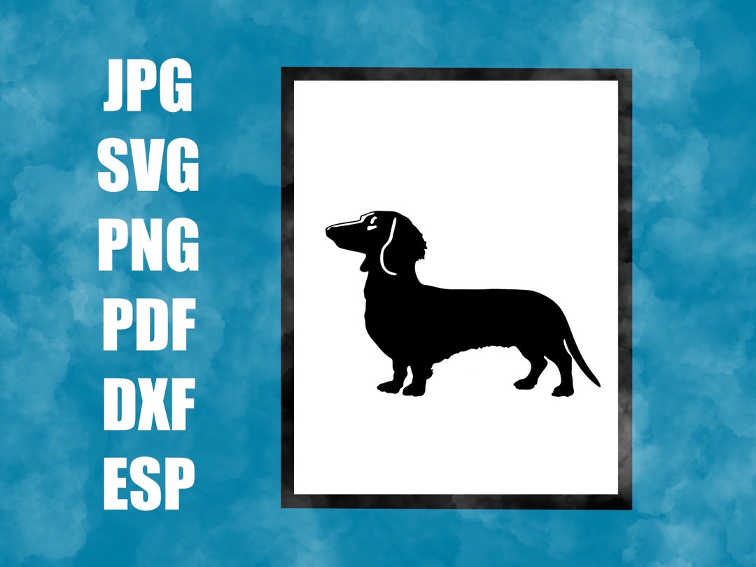 Dachshund Dog Svg, Dog Png, Dog Lover Clip Art, Dachshund Doge Clipart ...