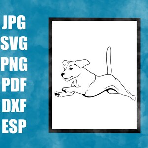 Running DOG Svg, Jumping Dog SVG Files for Cricut, Dog Svg Files for ...