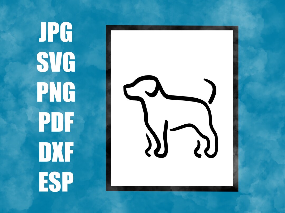 Simple DOG Svg Minimalistic Dog SVG Files for Cricut Dog Svg - Etsy ...