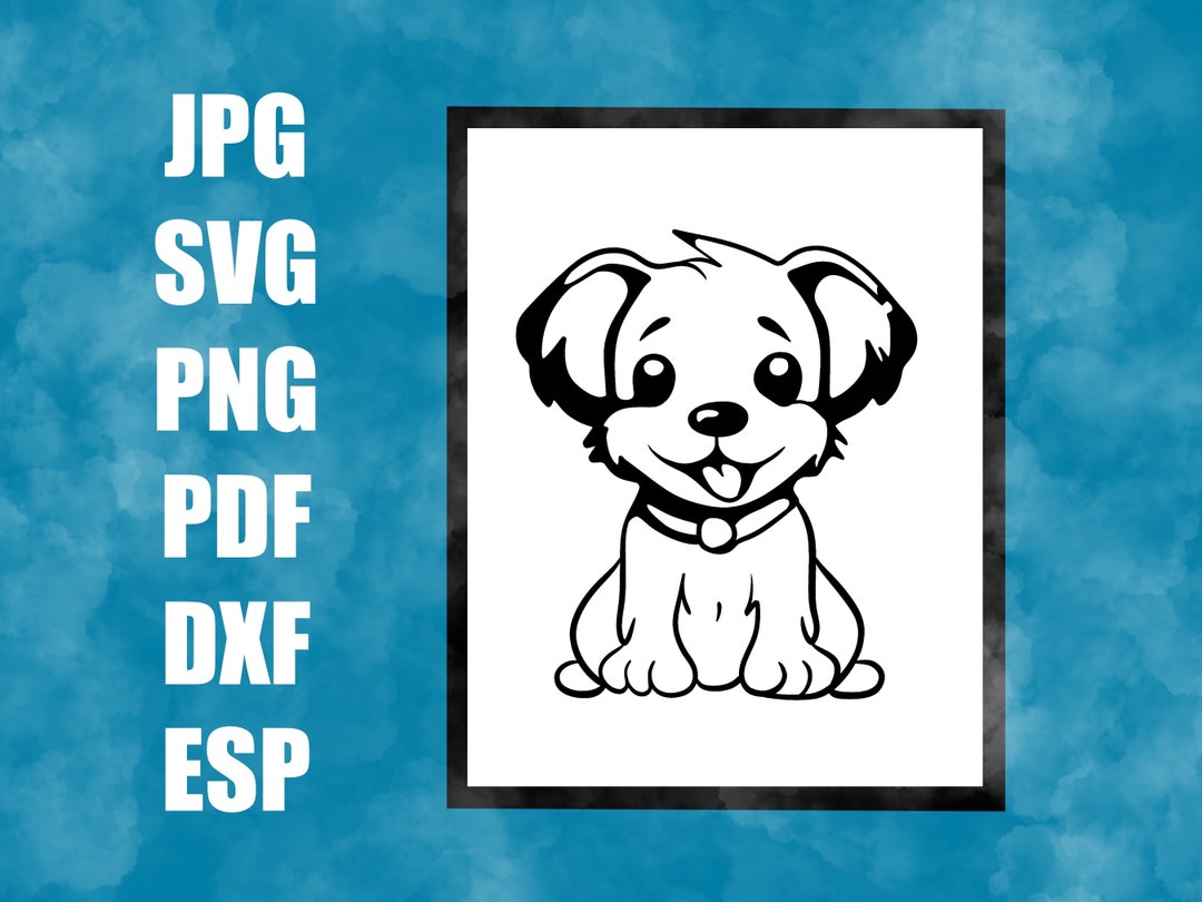 Cute Puppy Dog Svg, Dog SVG Files for Cricut, Puppy Dog Clipart, Cute ...