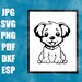 Cute Puppy Dog Svg, Dog SVG Files for Cricut, Puppy Dog Clipart, Cute ...