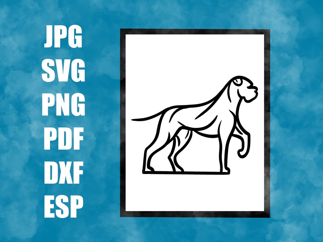 Simple Dog Svg, Simple Dog Art Svg, Simpel Dog Clipart, Simple Dog Svg ...