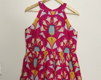 Beautiful Hand Print Dress,handblock Cotton Dress,indian Print Dress ...