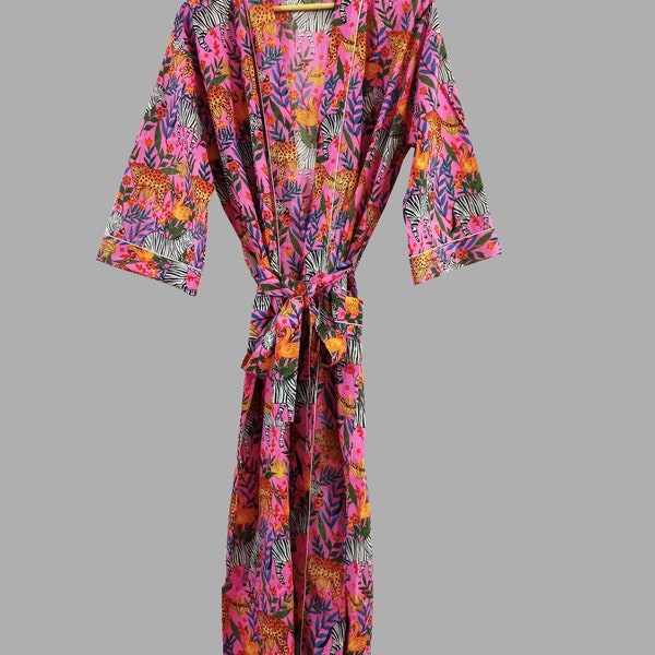 Cotton Kimono Robe - Etsy