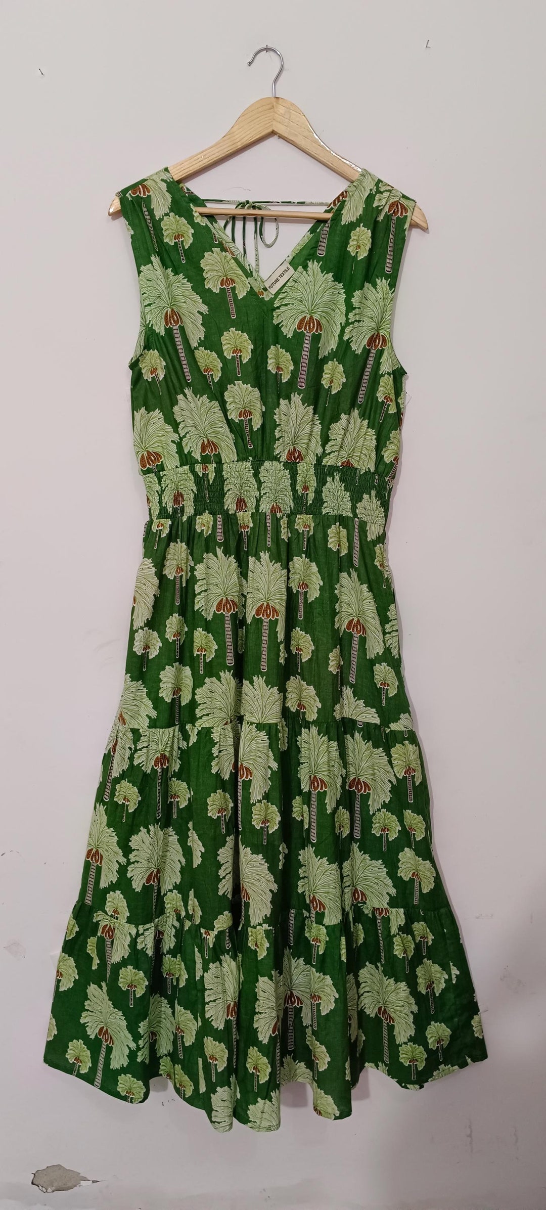 Beautiful Hand Print Dress, Handblock Cotton Dress, Indian Print Dress ...