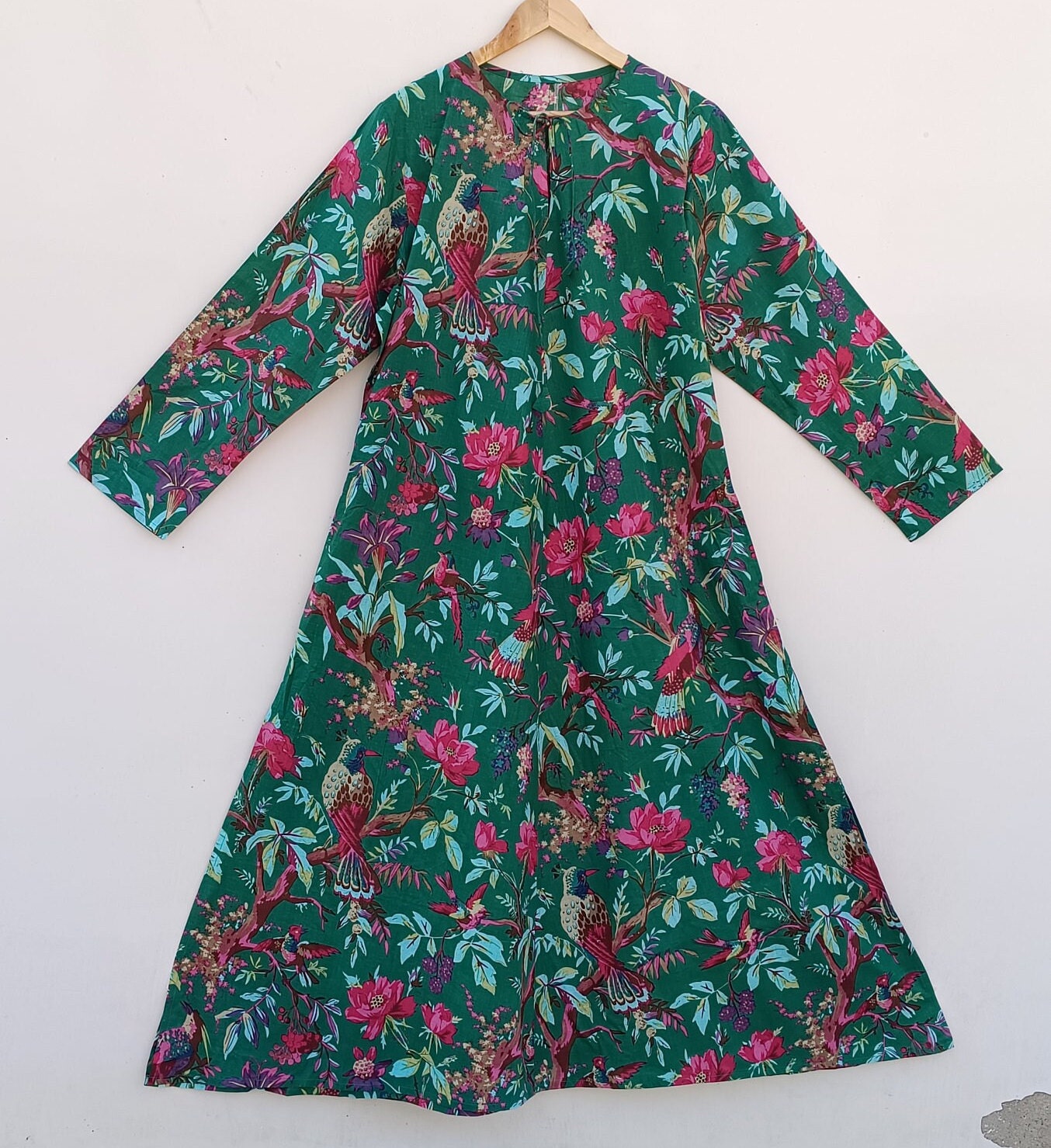 Block Print Dress,indian Cotton Dress,noowork,cotton Indian Dress ...
