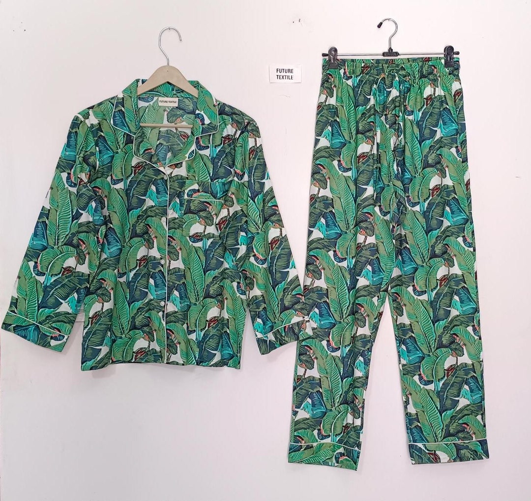 Full Length Handmade Pajama Set, Matching Pyjama Set, Bridal Party ...