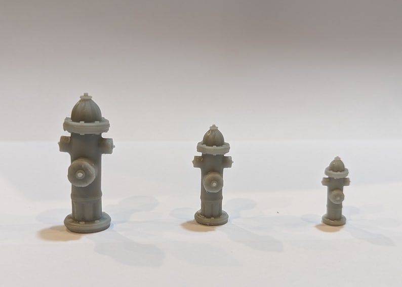 Resin Fire Hydrant for Dioramas scale 1/18, 1/24 and 1/35 unpainted - Etsy
