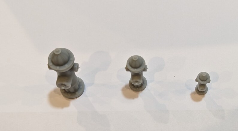 Resin Fire Hydrant for Dioramas scale 1/18, 1/24 and 1/35 unpainted - Etsy