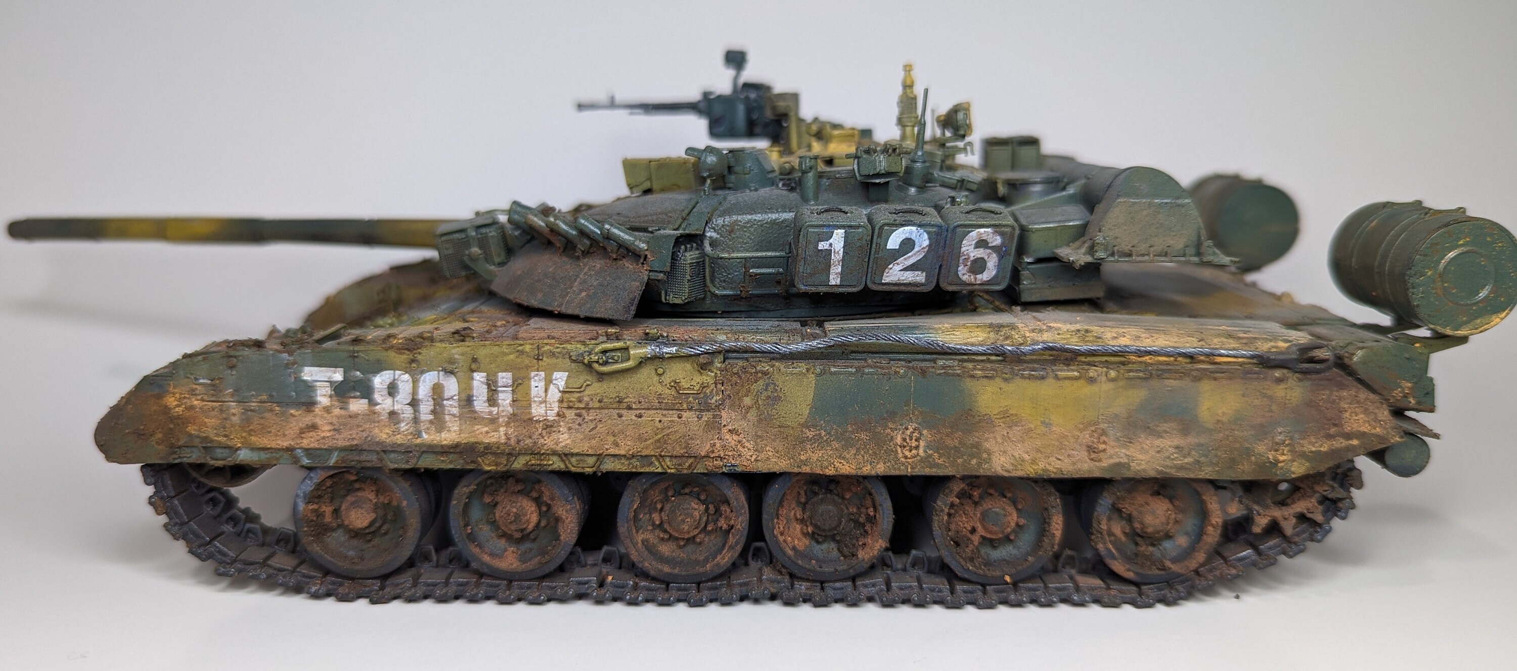 1/35 Russian T-80 UK Main Battle Tank MBT - Etsy