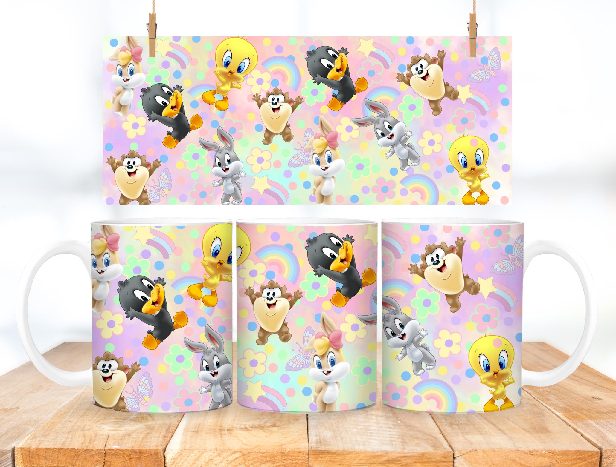 Looney Tunes Mug Wrap, Png Digital Download, No Physical Items Will Be ...