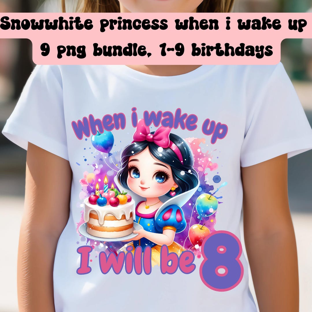 Princess Snow White Bundle When I Wake up 9 Png Images Included ...