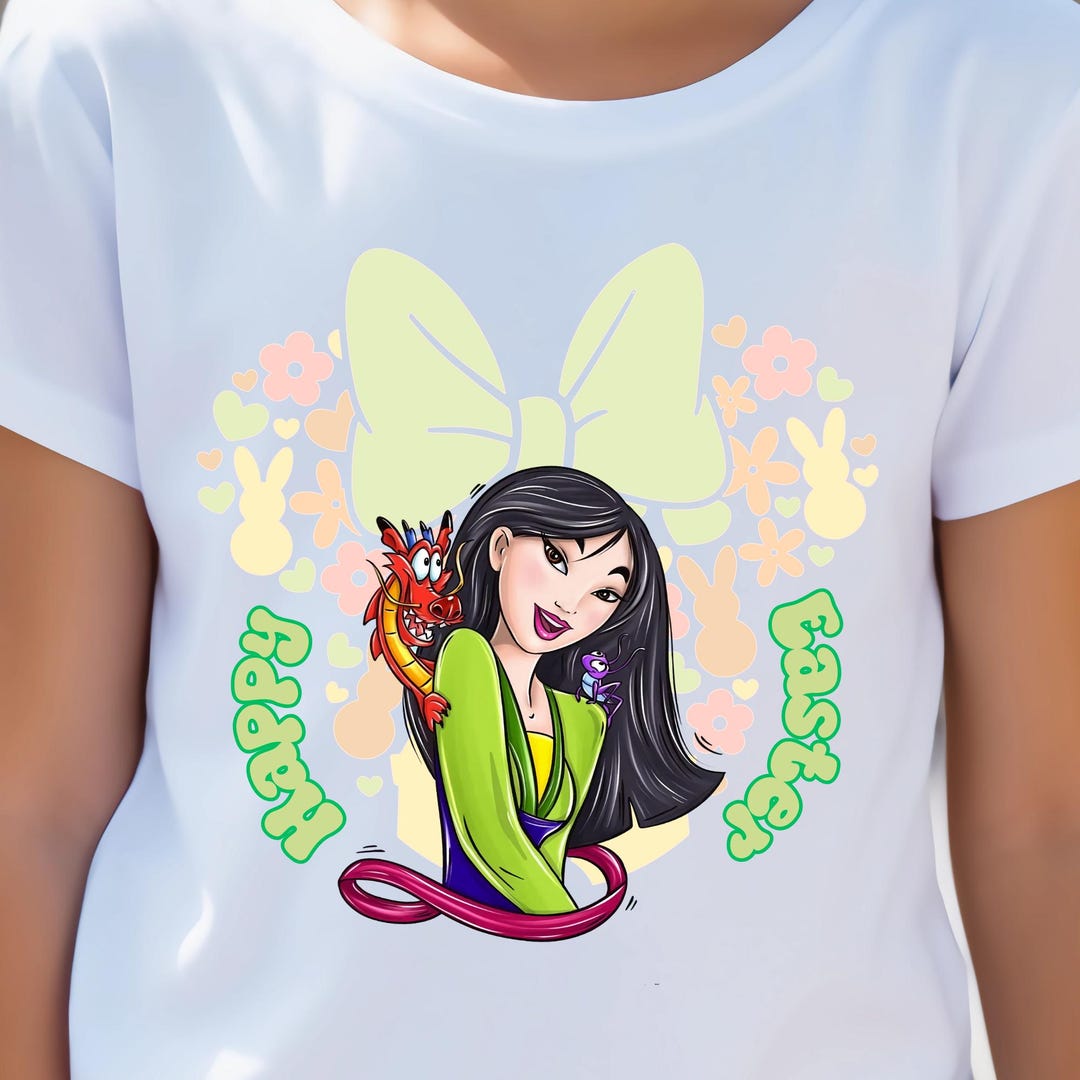 Easter Mulan Princess Png Perfect for T-shirts Pyjamas Ect… 1 Png File ...