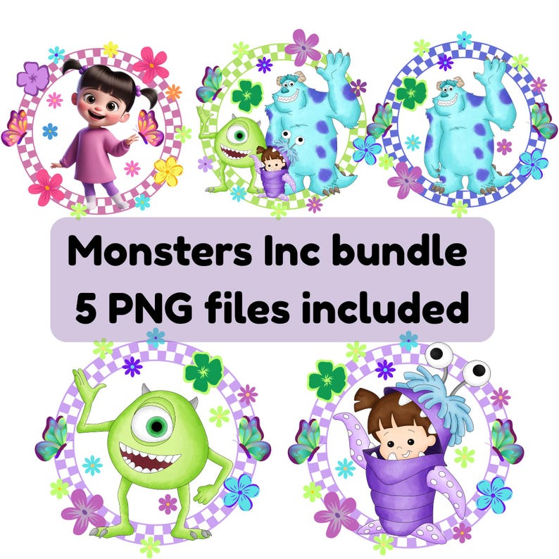 Monsters Inc Png Bundle 5 Png Images Included, Digital Download ...
